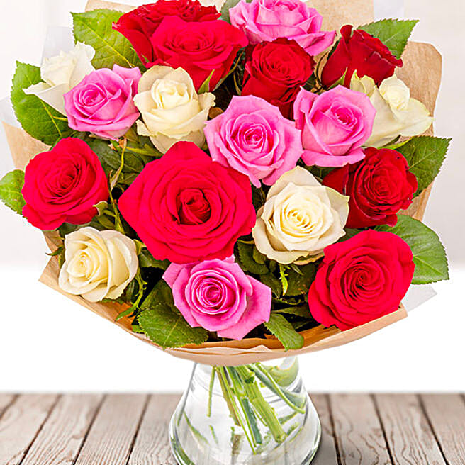 18 Rose Medley uk | Gift 18 Rose Medley- FNP