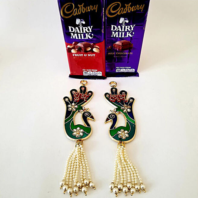 Dairy Milk & Shubh Labh Combo usa | Gift Dairy Milk & Shubh Labh Combo- FNP