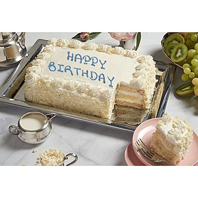 Colossal Vanilla Happy Birthday Sheet Cake usa | Gift Colossal Vanilla ...