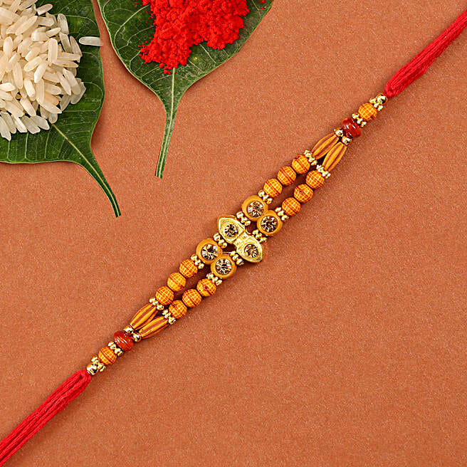 Traditional Rakhi Thread usa | Gift Traditional Rakhi Thread- FNP