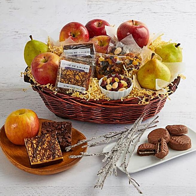 Colorful Fruit And Chocolate Hamper usa | Gift Colorful Fruit And ...