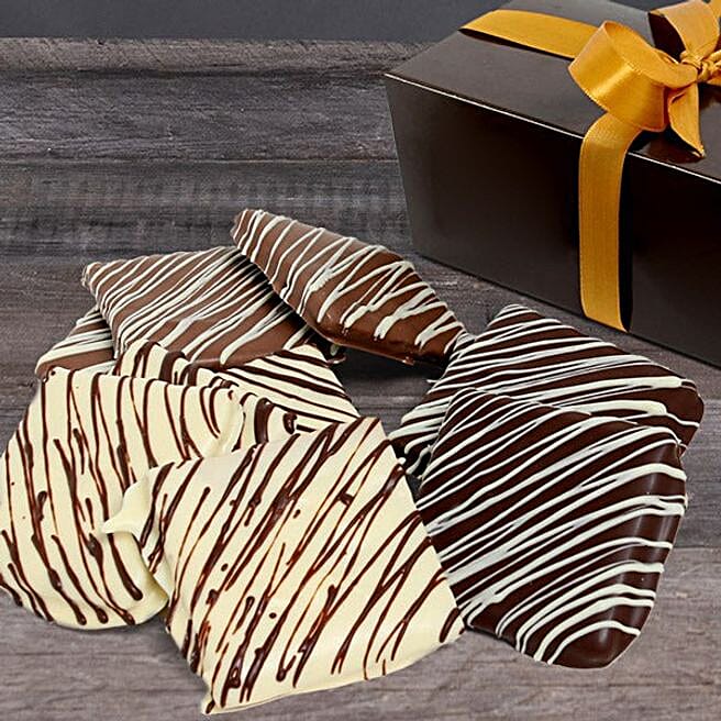 Belgian Chocolate Dipped Graham Crackers usa | Gift Belgian Chocolate ...
