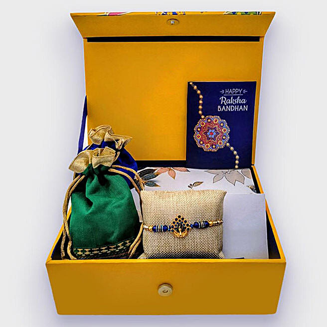 Handmade Ethnic Rakhi Gift Box usa | Gift Handmade Ethnic Rakhi Gift ...