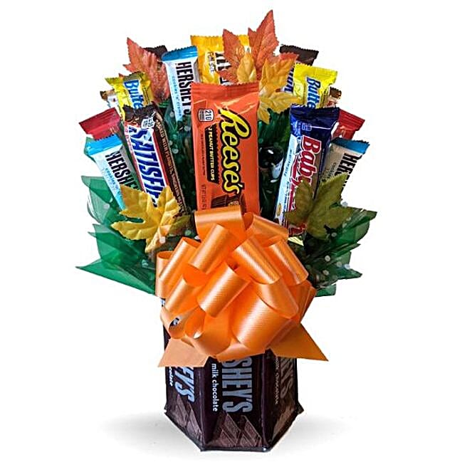 Thanksgiving Candies Bouquet usa | Gift Thanksgiving Candies Bouquet- FNP