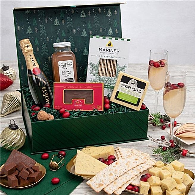 Gourmet Champagne Gift Box usa | Gift Gourmet Champagne Gift Box- FNP