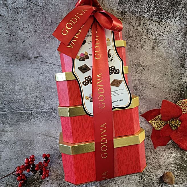 Godiva Chocolates Tower usa | Gift Godiva Chocolates Tower- FNP