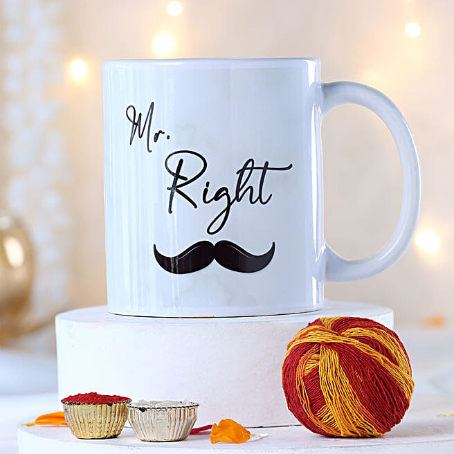 Mr. Right Mug Bhai Dooj Special Gift usa | Gift Mr. Right Mug Bhai Dooj ...