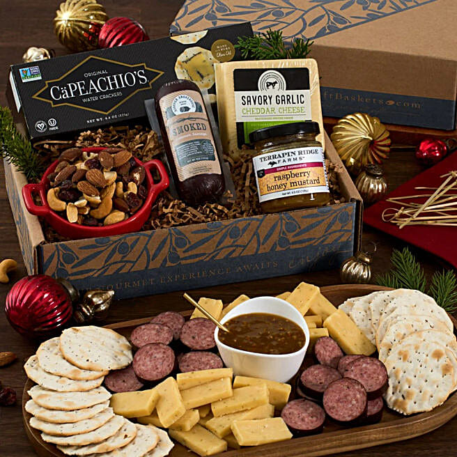 Holiday Meat And Cheese Sampler usa | Gift Holiday Meat And Cheese ...