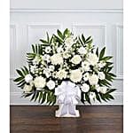 White Sympathy Floor Basket usa | Gift White Sympathy Floor Basket- FNP