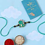 Sneh Adorable Dino Kids Rakhi & Sponge Bob Colouring Book usa | Gift ...