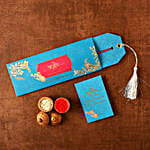 Peacock Rakhi and Personalised Compass Box Hamper vietnam | Gift ...
